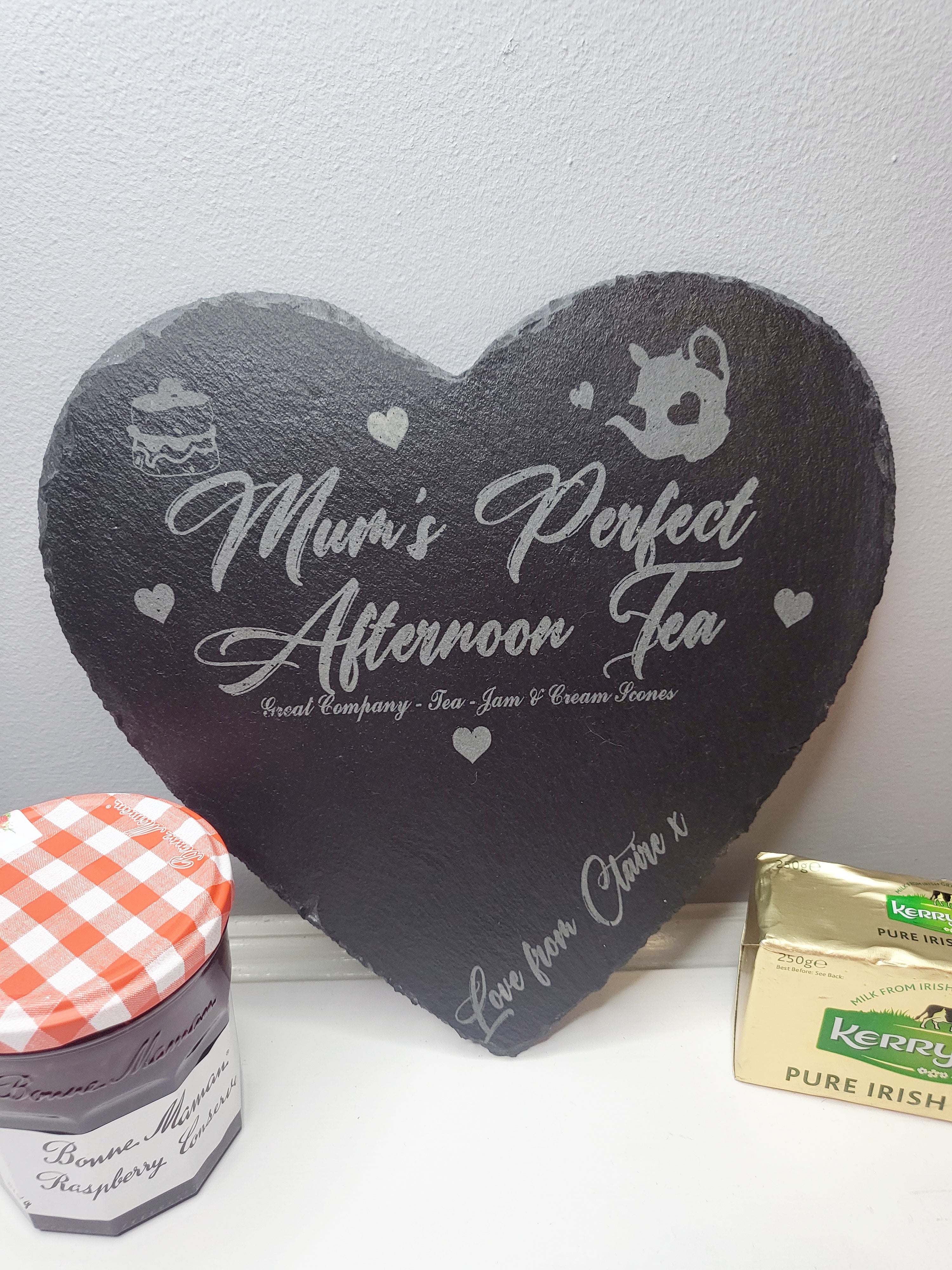 Personalised Afternoon Tea Slate Board – Clear Skye's